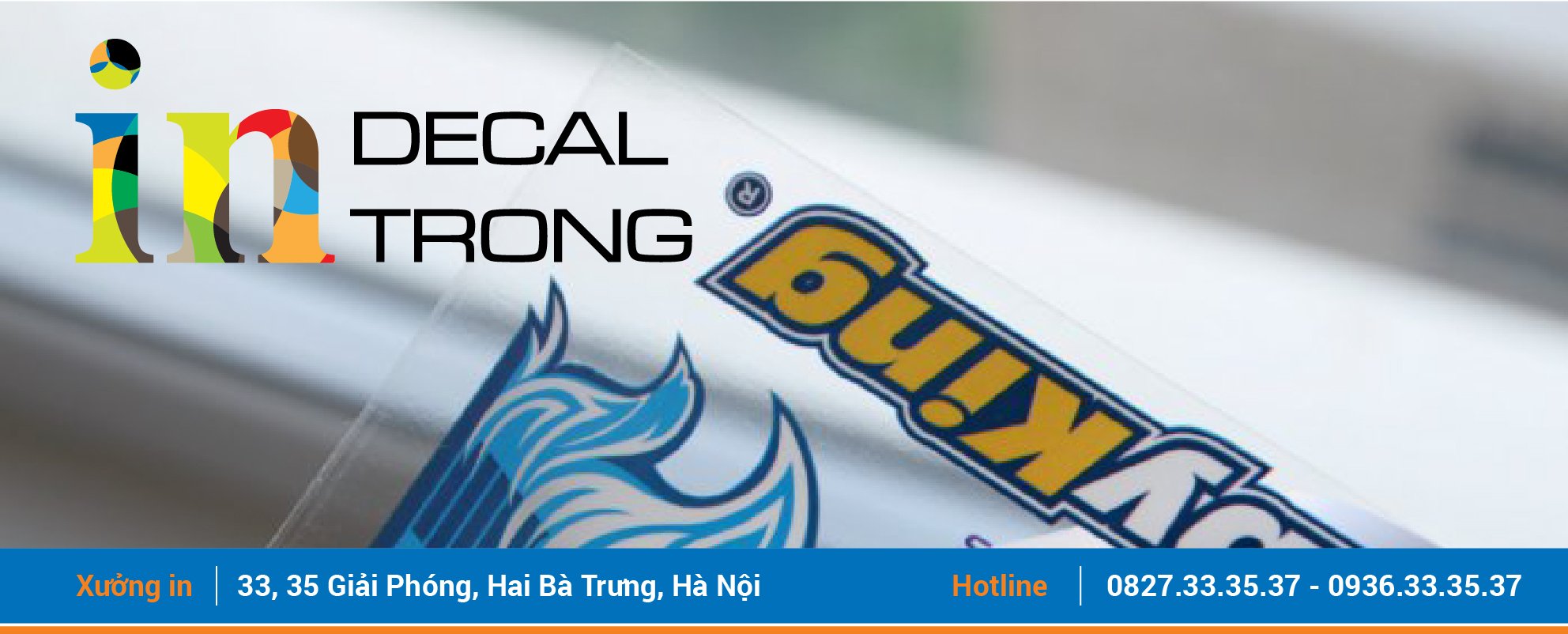 Báo giá in Decal trong – Thanh Dat printing