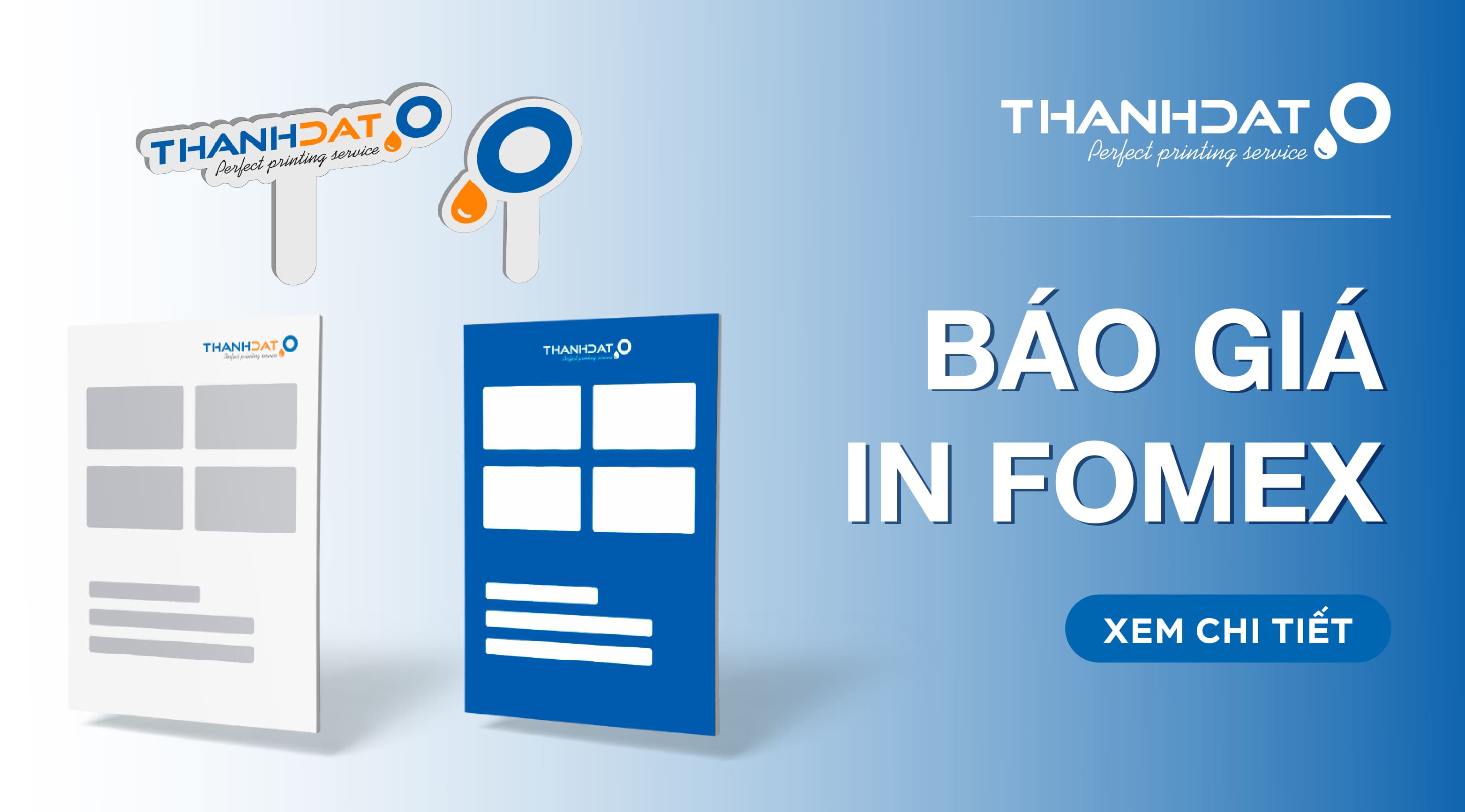 Báo giá in Fomex mới nhất 2025 – Thanh Dat printing
